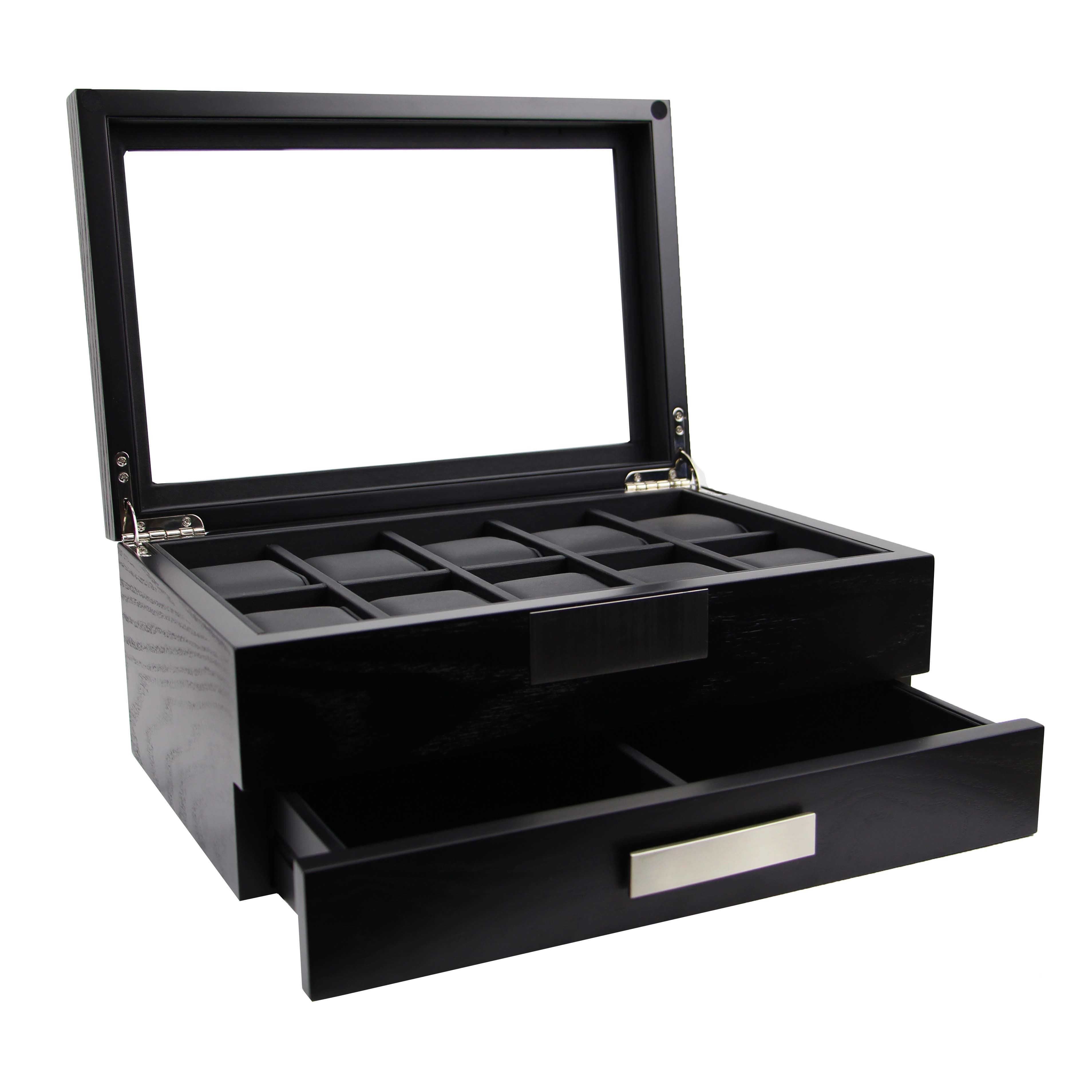 Decorebay Busy Man Luxury Watch Display Case & Jewelry Organizer
